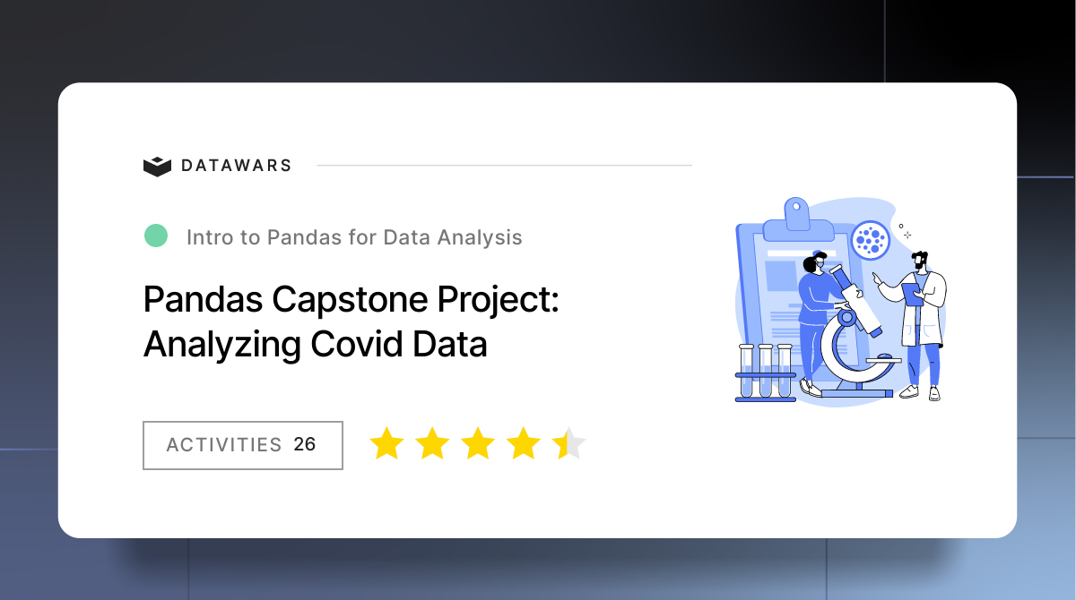 Pandas Capstone Project: Analyzing Covid Data | Free Data Science Project | Data Wars