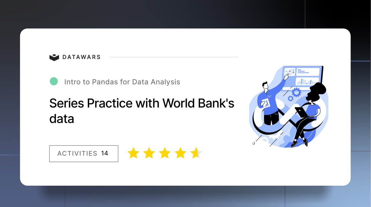 Series Practice with World Bank's data | Free Data Science Project | Data Wars