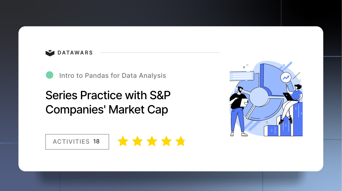Series Practice with S&P Companies' Market Cap | Free Data Science Project | Data Wars