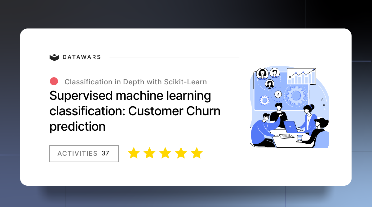 Supervised machine learning classification: Customer Churn prediction ...