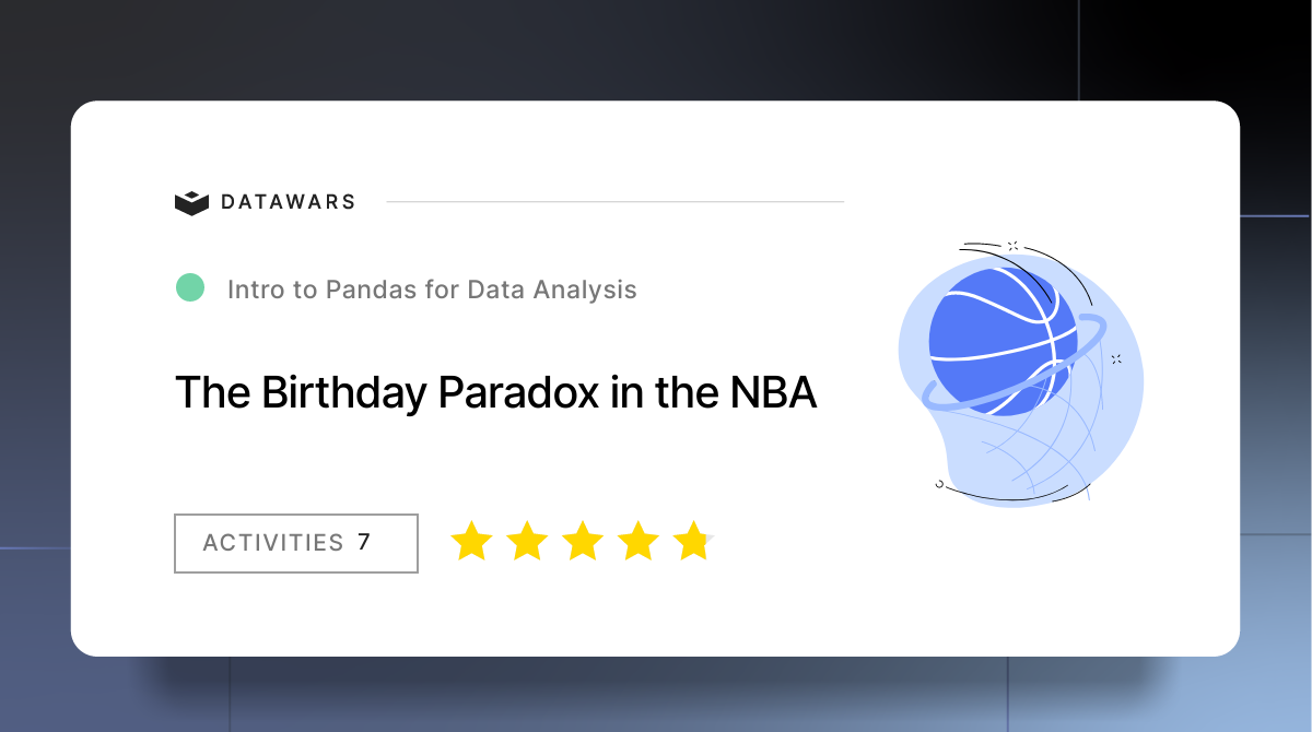 The Birthday Paradox in the NBA | Free Data Science Project | Data Wars
