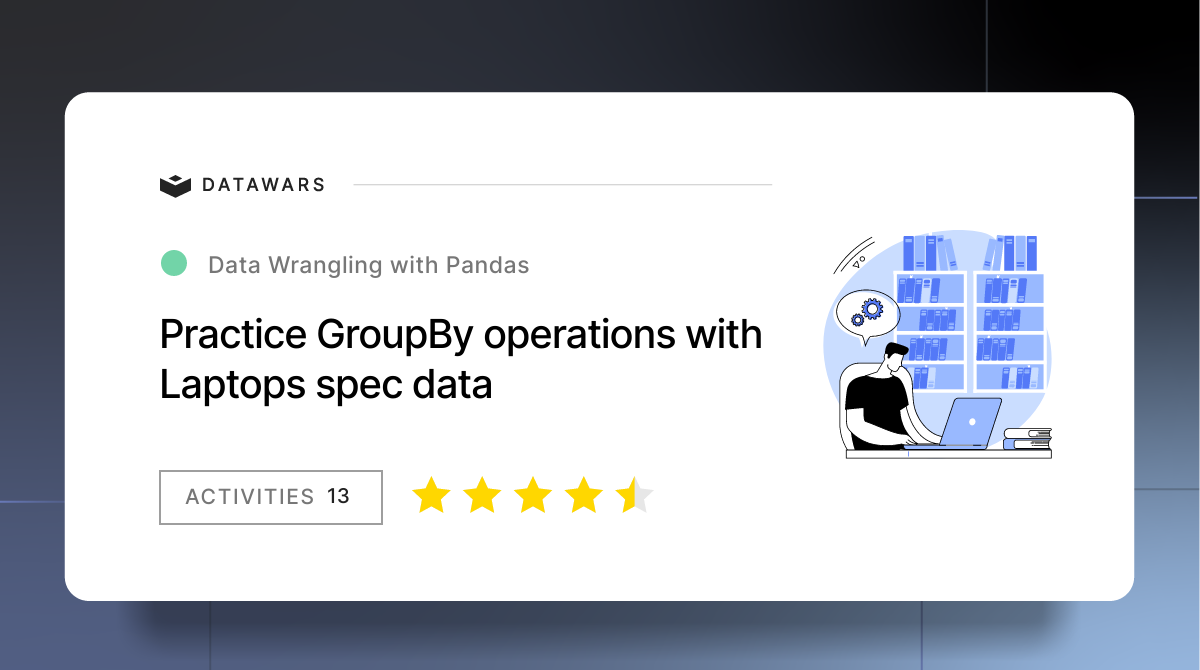 Practice GroupBy operations with Laptops spec data | Free Data Science ...