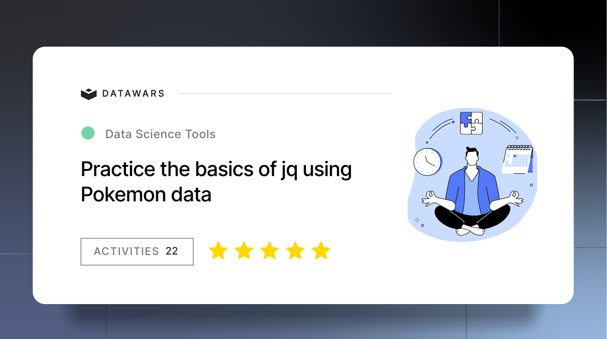 Practice the basics of jq using Pokemon data | Free Data Science Project | Data Wars