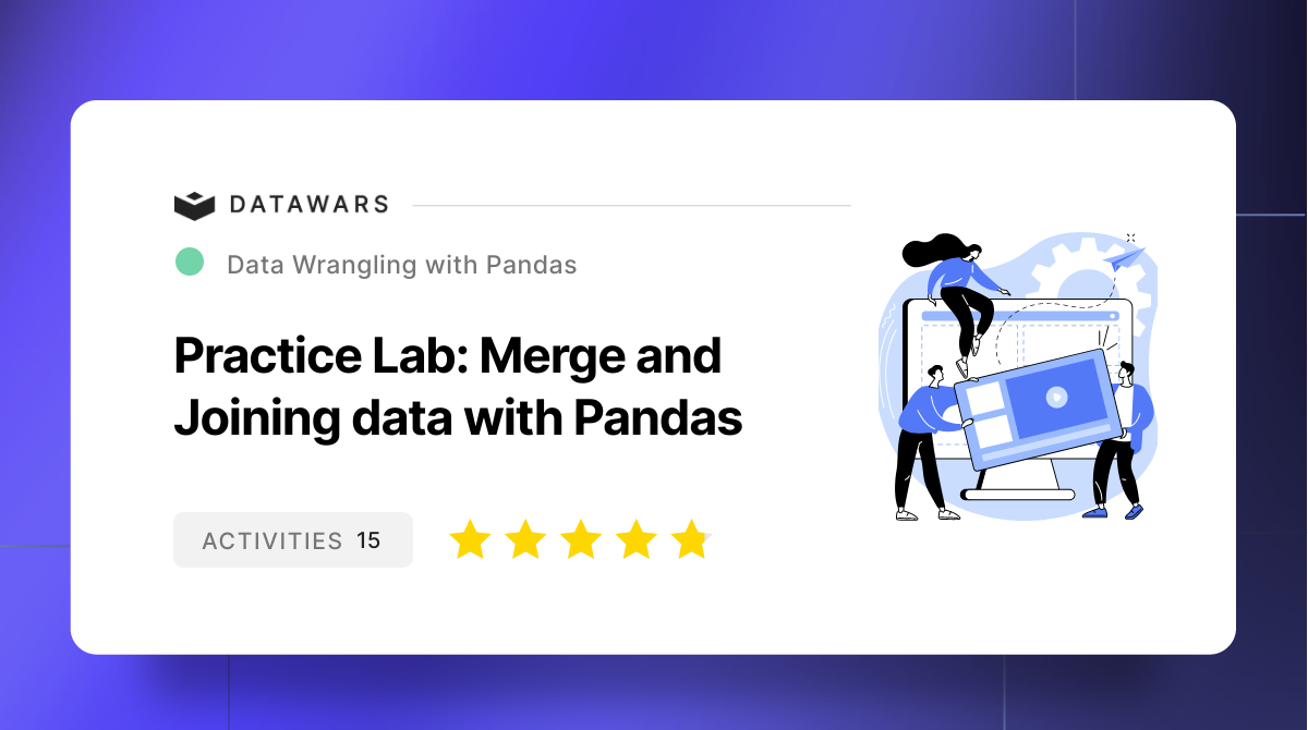 Practice Lab: Merge and Joining data with Pandas | Free Data Science Project | Data Wars