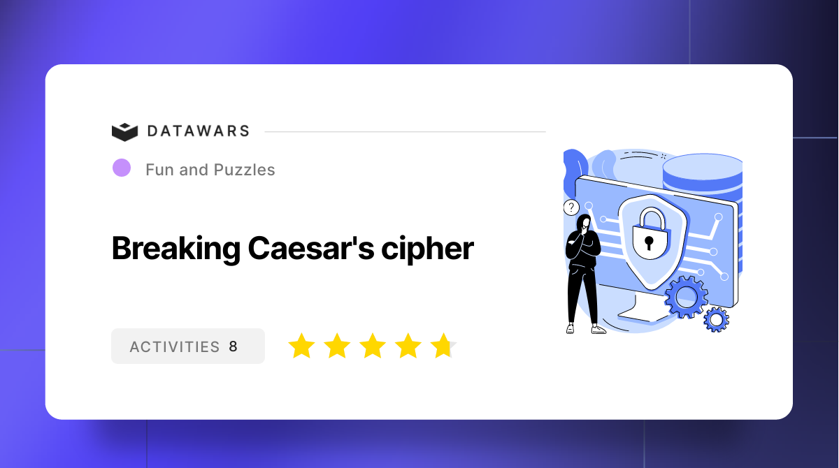 Breaking Caesar's cipher | Free Data Science Project | Data Wars