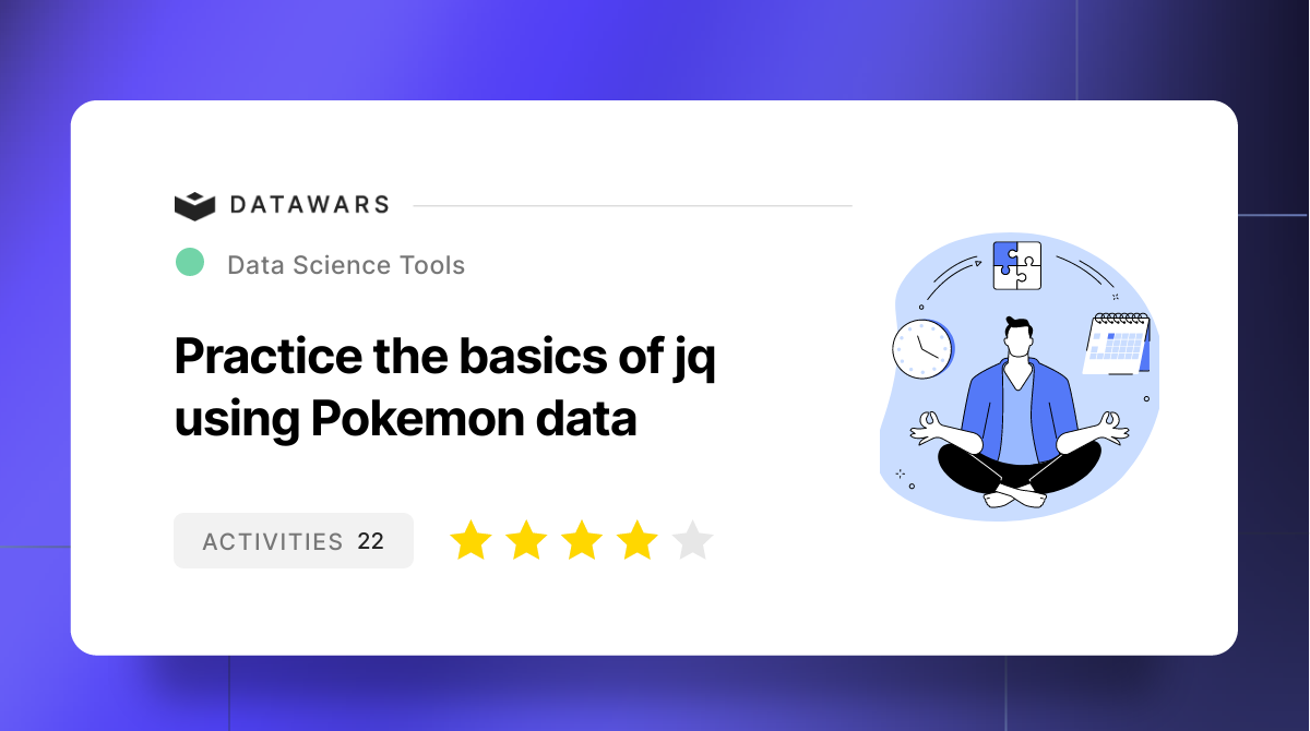 Practice the basics of jq using Pokemon data | Free Data Science Project | Data Wars