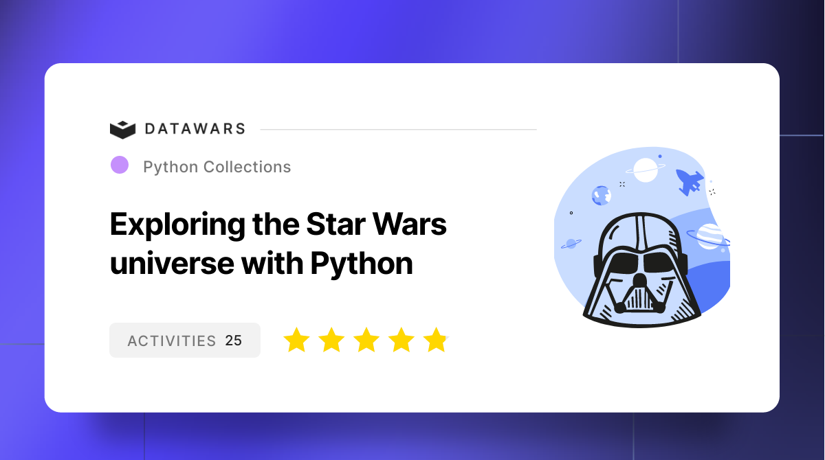 Exploring the Star Wars universe with Python | Free Data Science Project | Data Wars