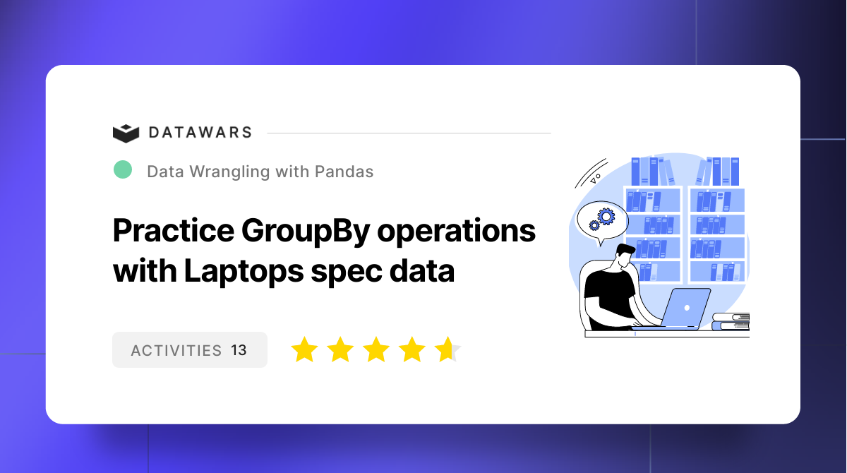 Practice GroupBy operations with Laptops spec data | Free Data Science ...