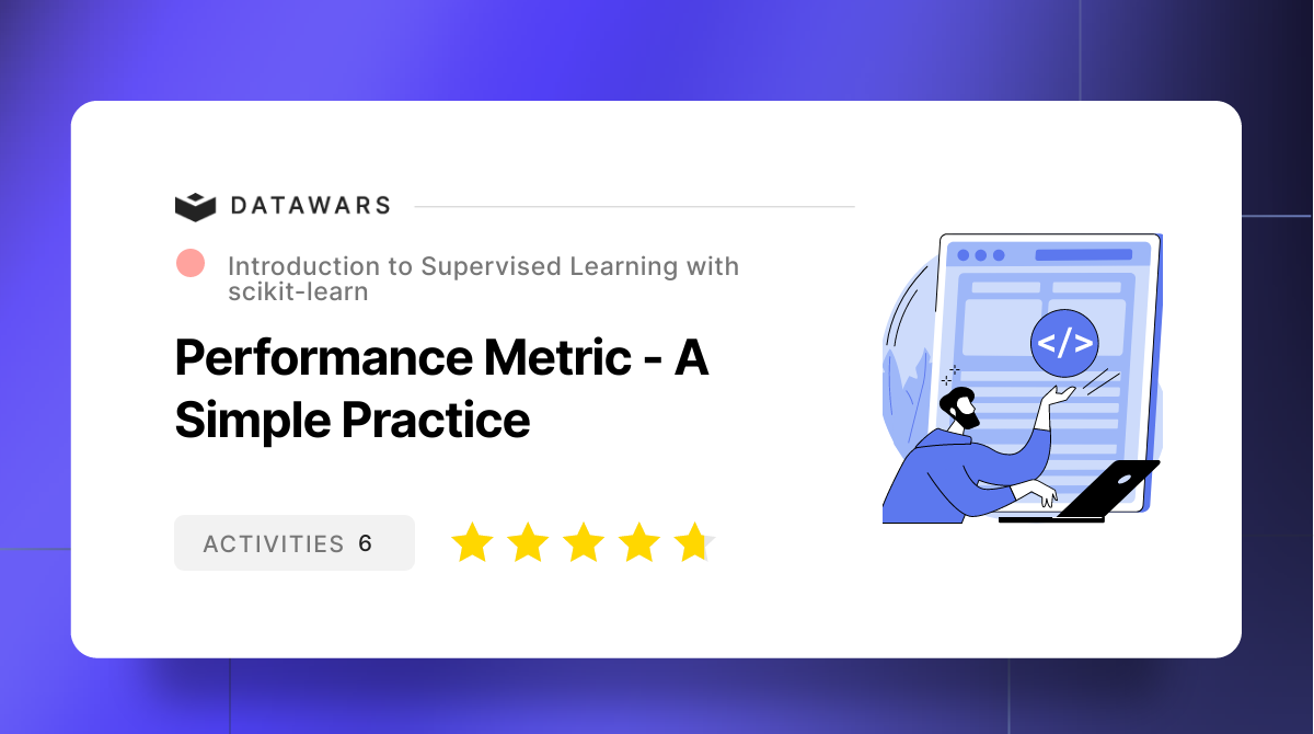 Performance Metric - A Simple Practice | Free Data Science Project ...
