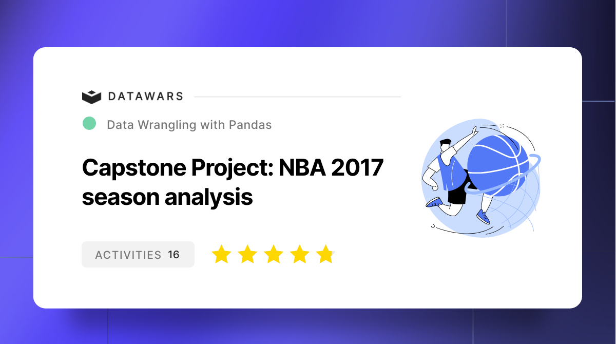 Capstone Project: NBA 2017 season analysis | Free Data Science Project | Data Wars