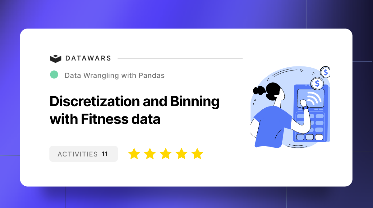 Discretization and Binning with Fitness data | Free Data Science ...
