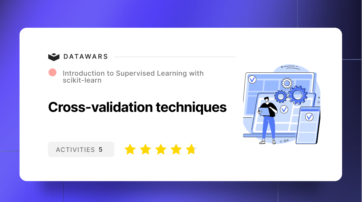 Cross Validation Techniques Free Data Science Project Data Wars