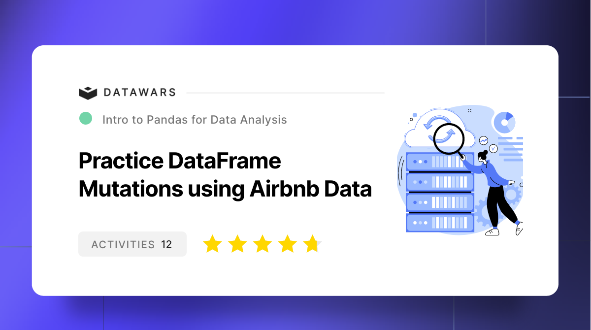 Practice DataFrame Mutations using Airbnb Data | Free Data Science ... Practice DataFrame Mutations using Airbnb Data | Free Data Science ...