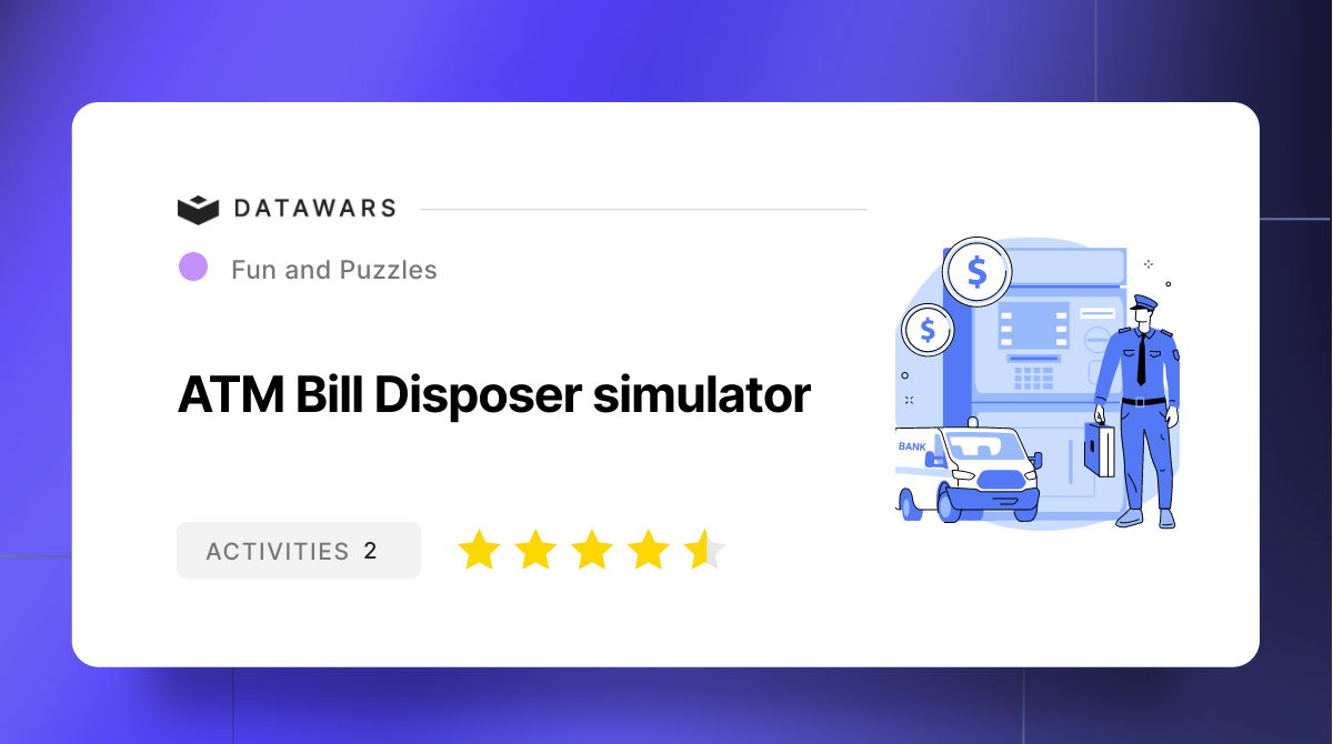 ATM Bill Disposer simulator | Free Data Science Project | Data Wars