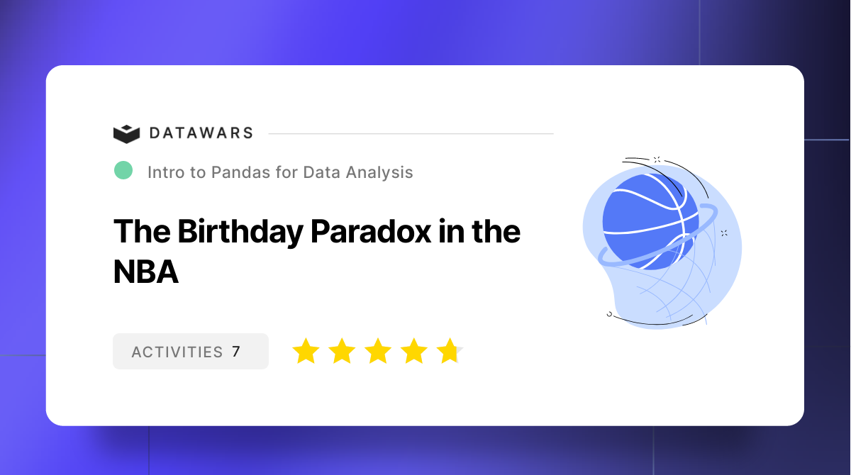 The Birthday Paradox in the NBA | Free Data Science Project | Data Wars