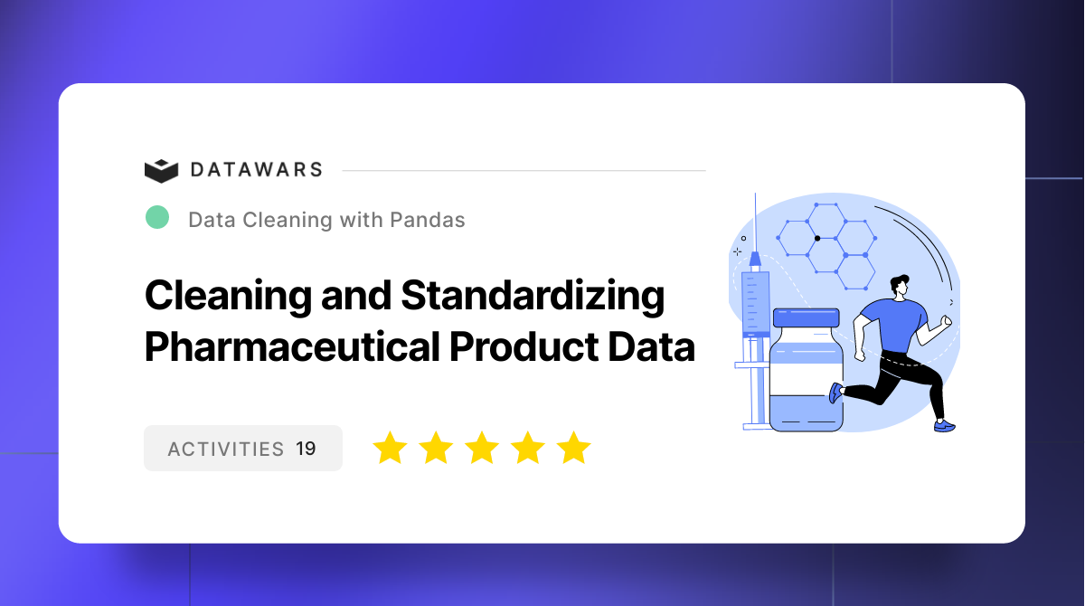 Cleaning and Standardizing Pharmaceutical Product Data | Free Data ...