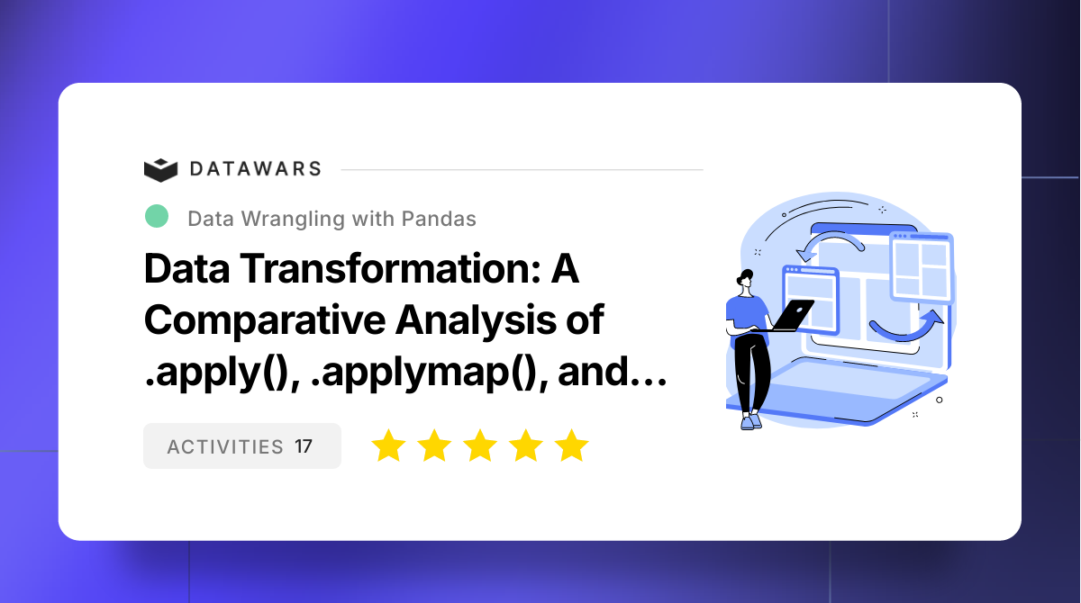Data Transformation: A Comparative Analysis of .apply(), .applymap ...