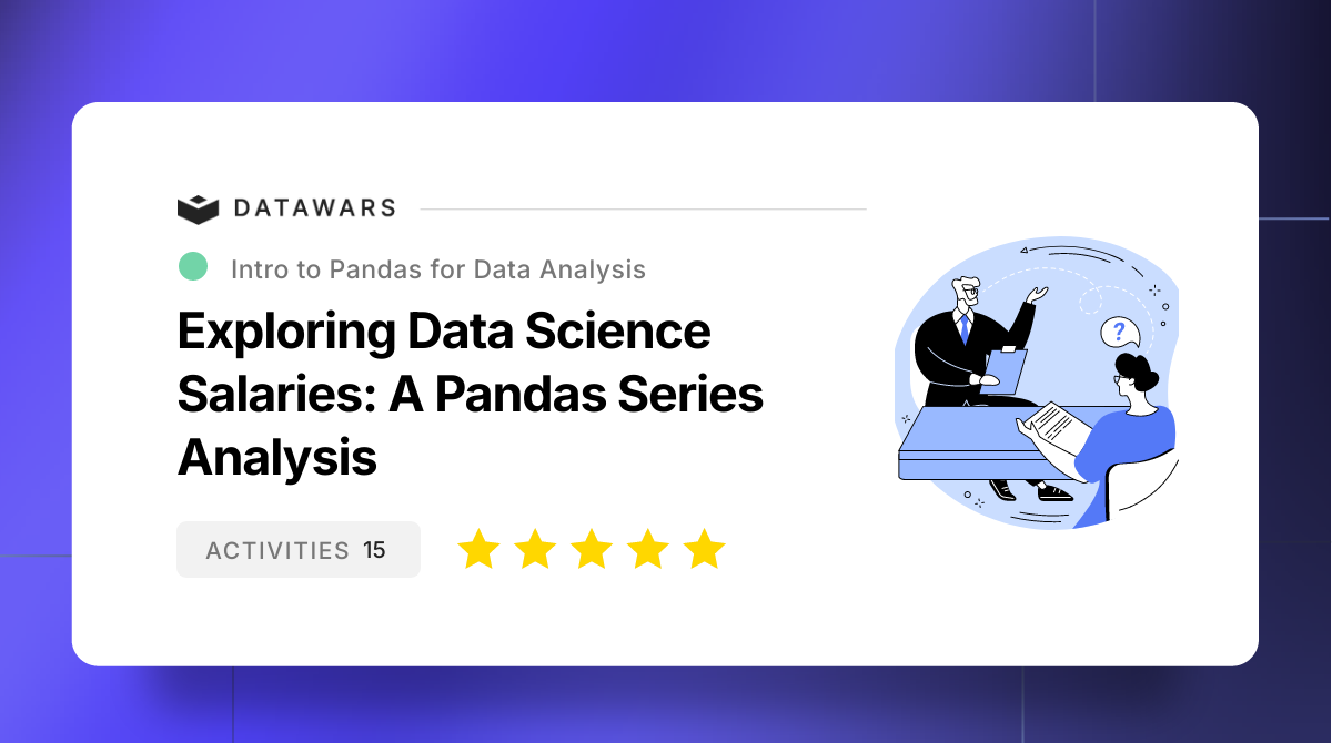Exploring Data Science Salaries: A Pandas Series Analysis | Free Data Science Project | Data Wars