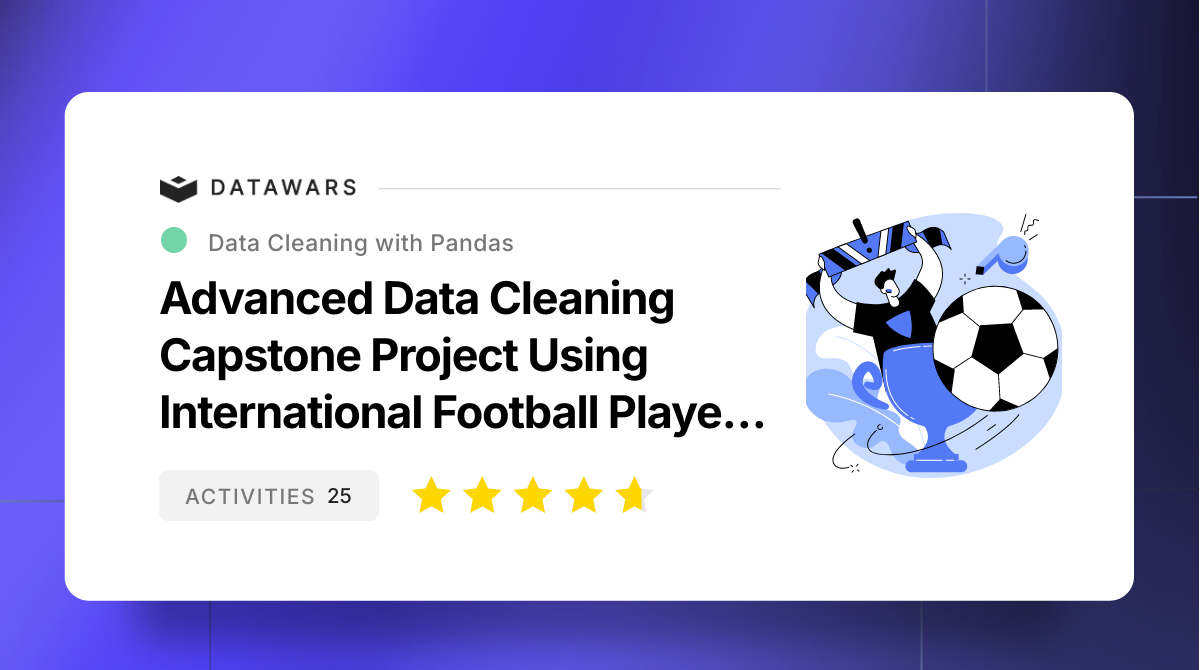 Advanced Data Cleaning Capstone Project Using International Football Player Dataset | Free Data ...