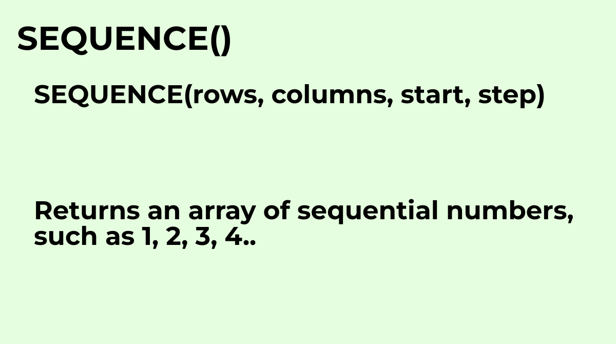 How To Use SEQUENCE Function In Google Sheets Better Sheets How To Use SEQUENCE Function In Google Sheets Better Sheets