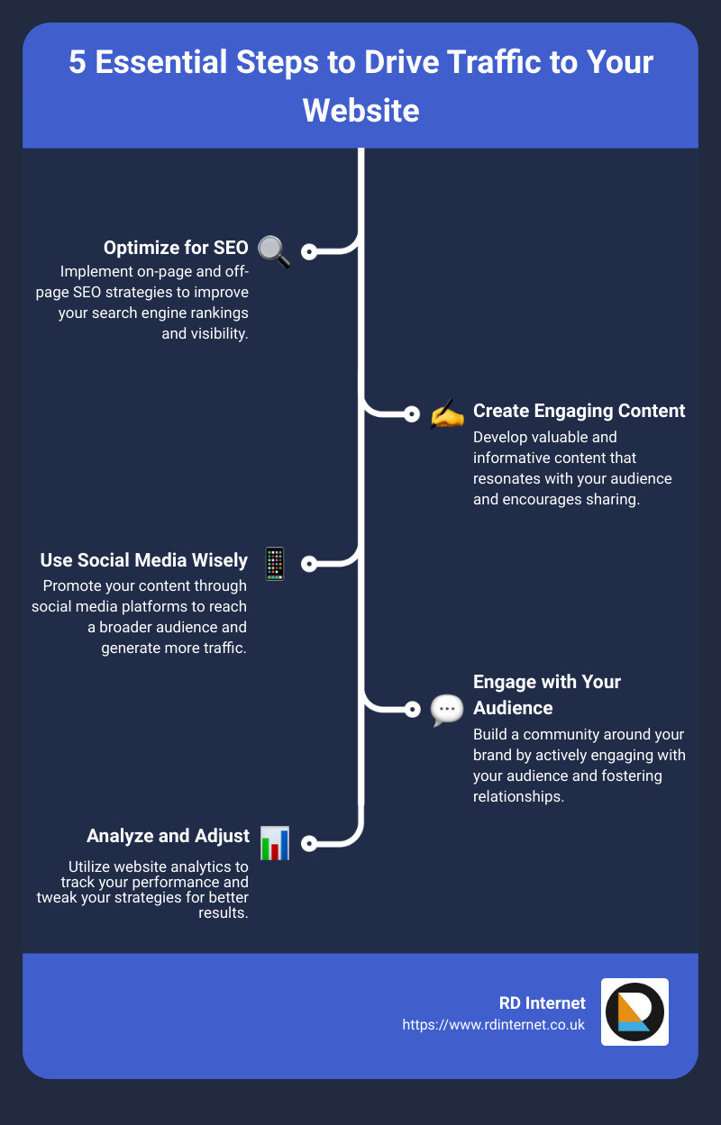 Step-by-Step Guide to Driving Massive Website Traffic