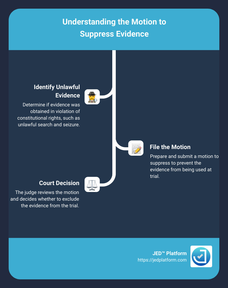 Ultimate Checklist for Filing a Motion to Suppress Evidence - JED™ PLatform