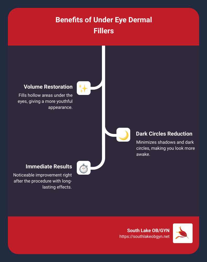 Dermal Filler Under Eyes Before and After | Clermont FL