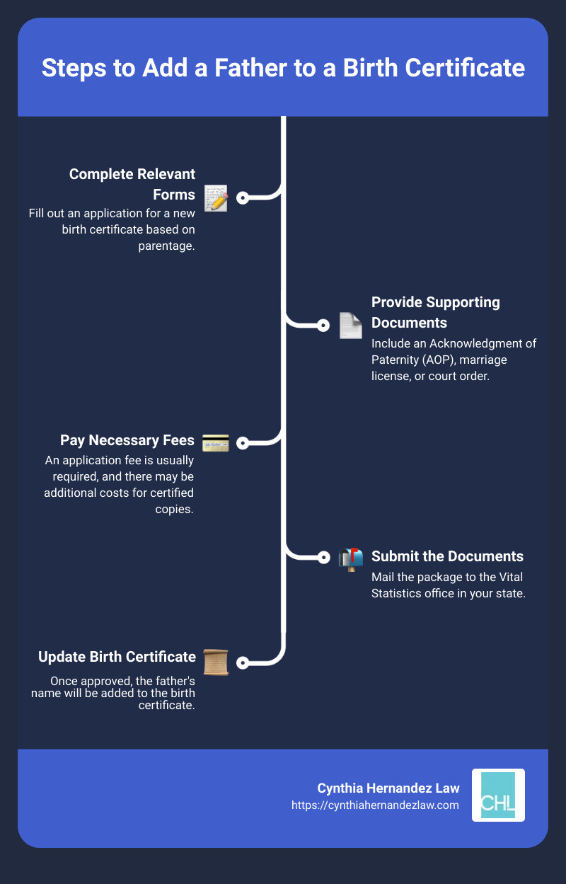 How to Add a Father on a Birth Certificate: Top 5 Vital Steps