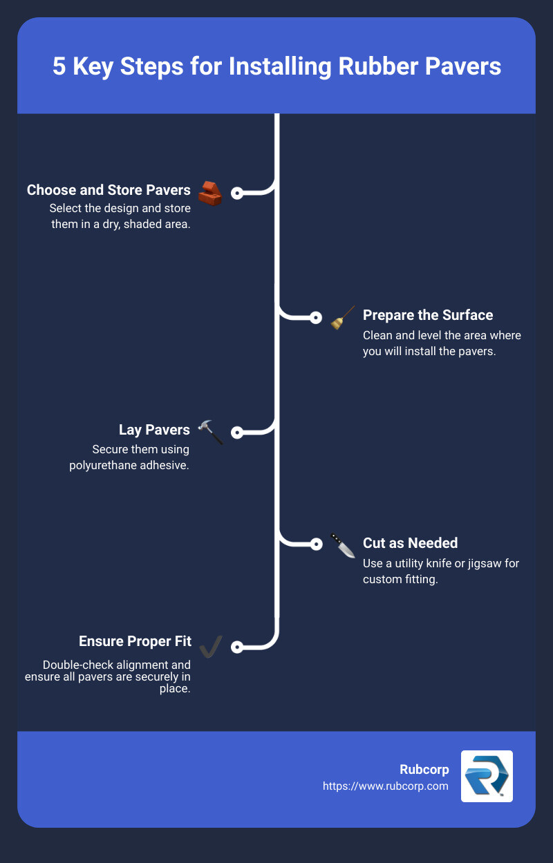 Mastering Rubber Paving: A Comprehensive How-To Guide - Rubcorp