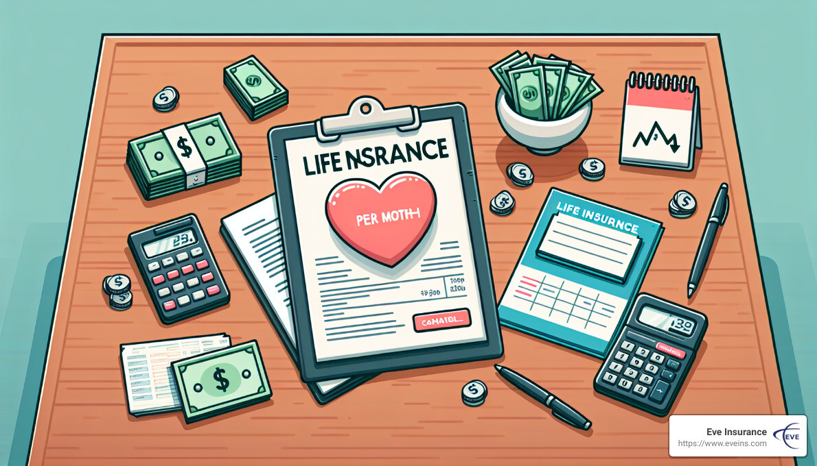 Life Insurance Monthly Costs: What to Expect - Eve Insurance