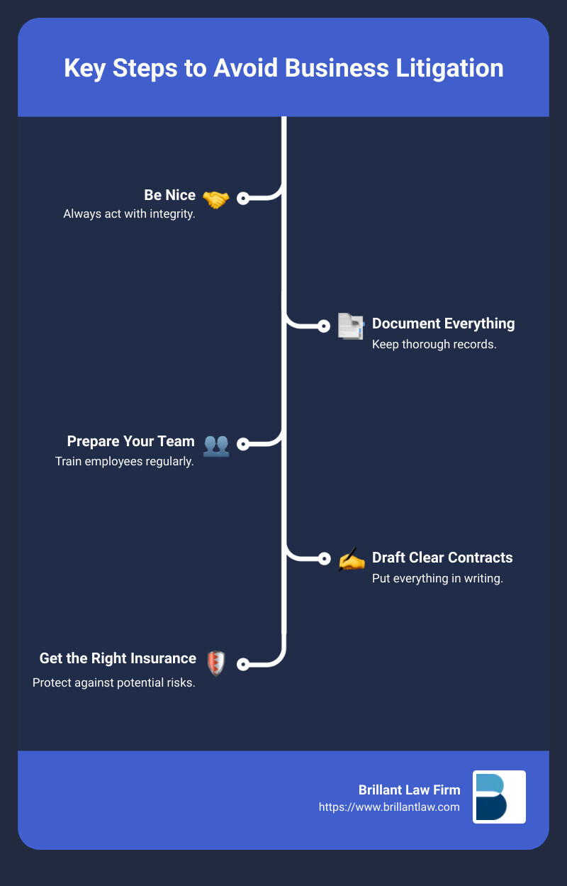 How to Avoid Litigation in Business: 10 Proven Strategies