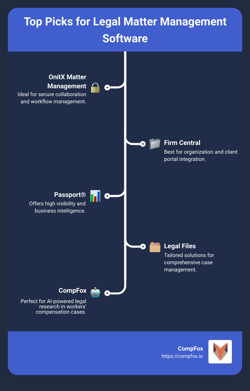 Top 5 Must-Have Legal Matter Management Software Solutions