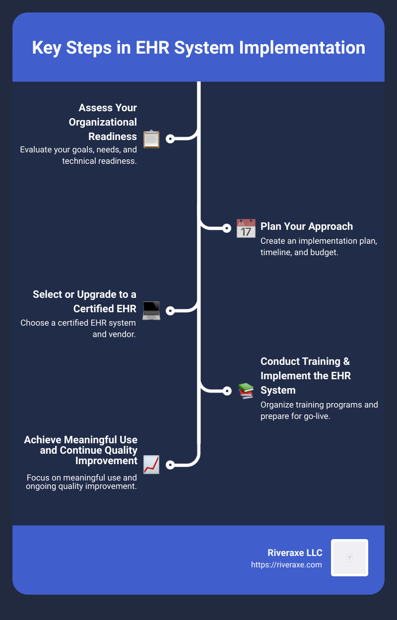 How to Skyrocket Your EHR System Implementation in 5 Steps - RiverAxe