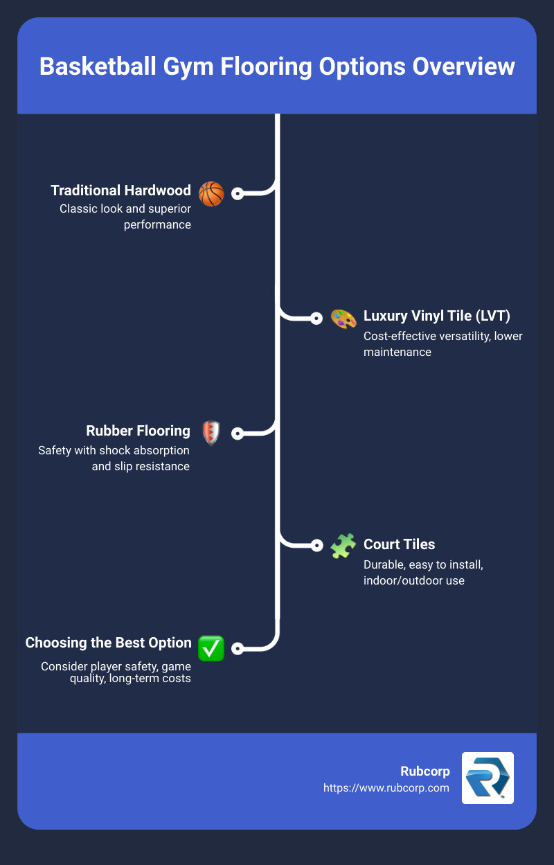 From Hardwood to High-Tech: Basketball Gym Flooring Explained - Rubcorp