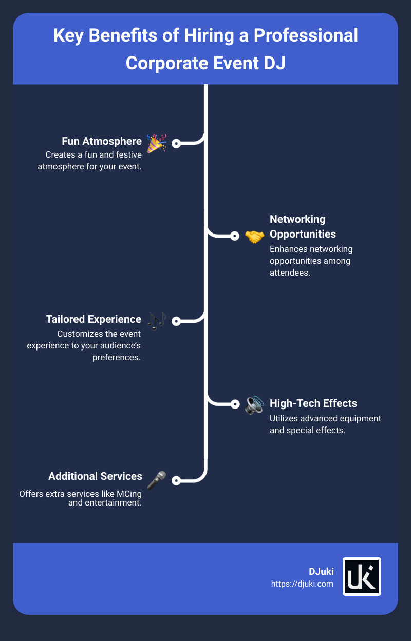 Professional Corporate Event DJ: Top 5 Reasons to Hire in 2024
