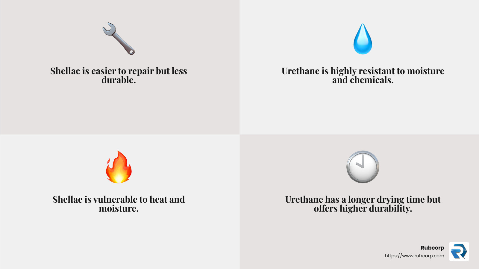 Choosing Between Shellac and Urethane: What You Need to Know - Rubcorp