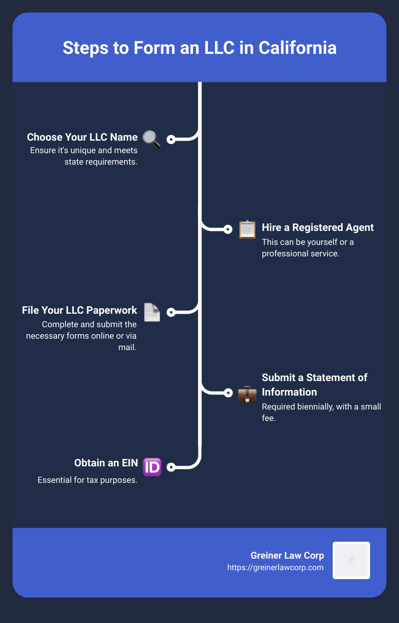 Forming an LLC in California: 7 Easy Steps in 2024