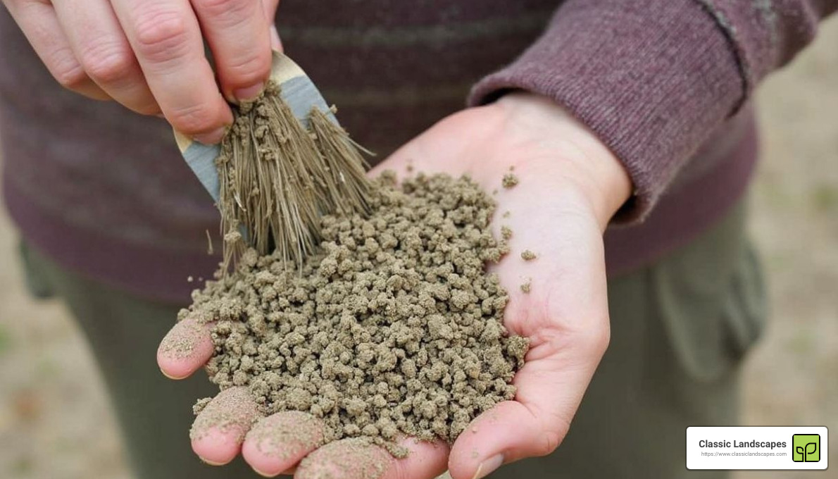 Horticultural sand store