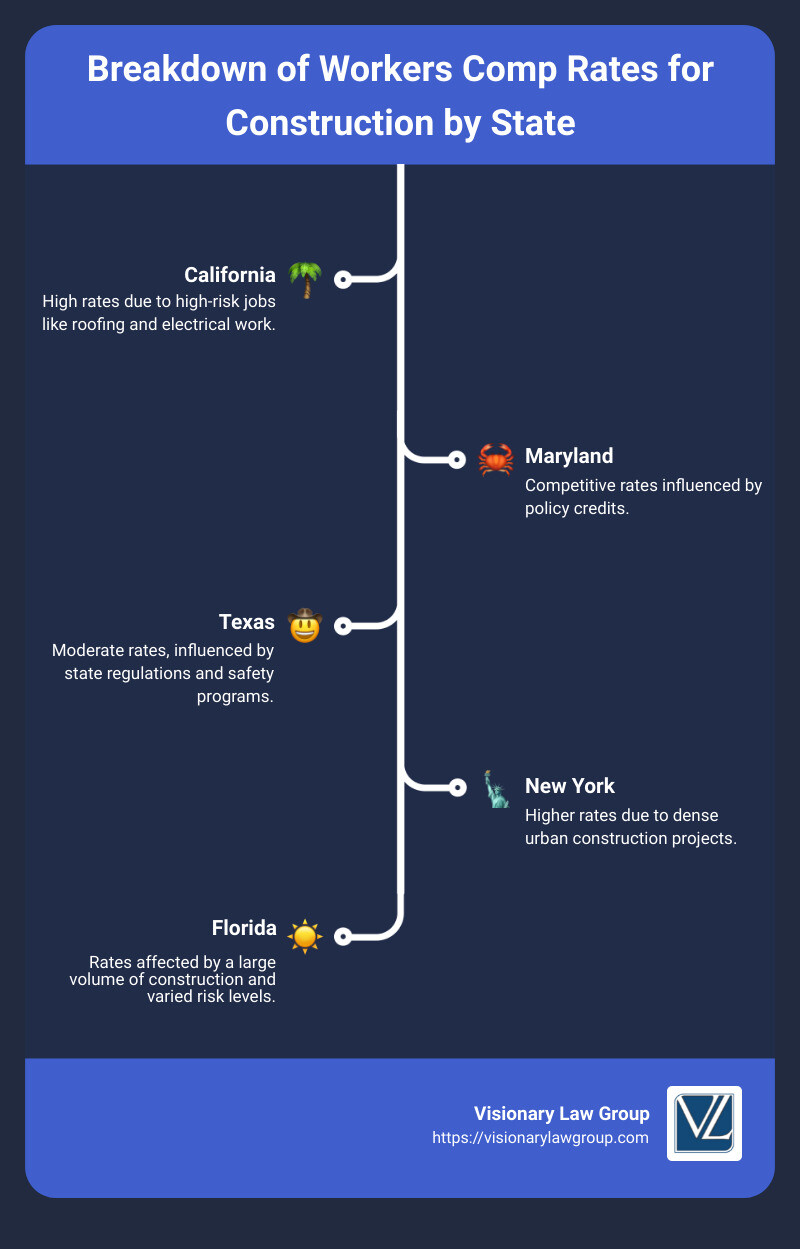 2024 Construction Workers' Comp Rates: Key Cost Factors