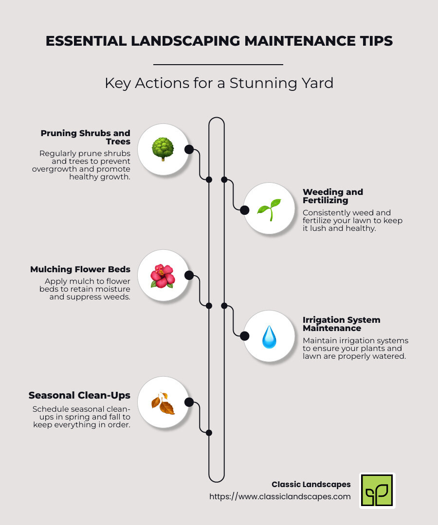 Essential Landscaping Maintenance Tips for a Beautiful Yard