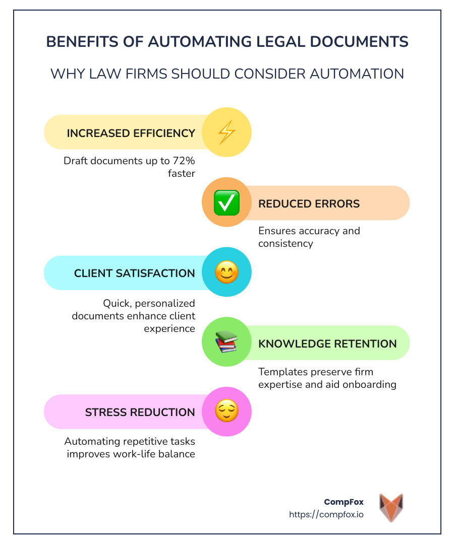 Top 10 Benefits of Automating Legal Documents for 2024