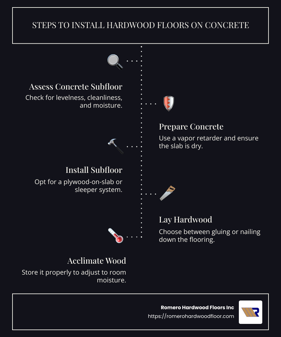 How to Install Hardwood Floors on Concrete: 10 Best Tips