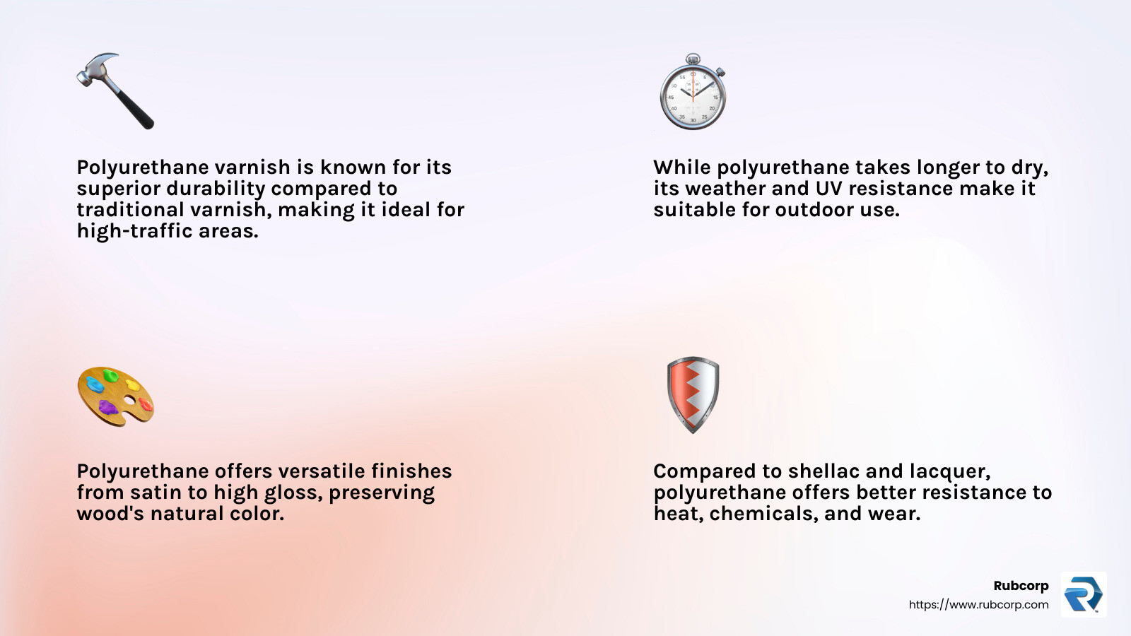 Polyurethane Varnish Explained: Benefits and Uses - Rubcorp