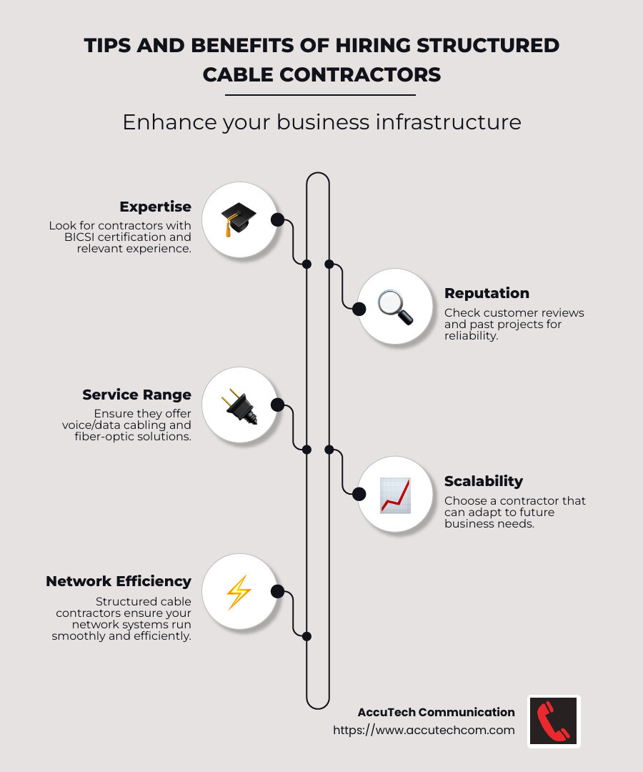 Structured Cable Contractors: Best Tips & Benefits 2024
