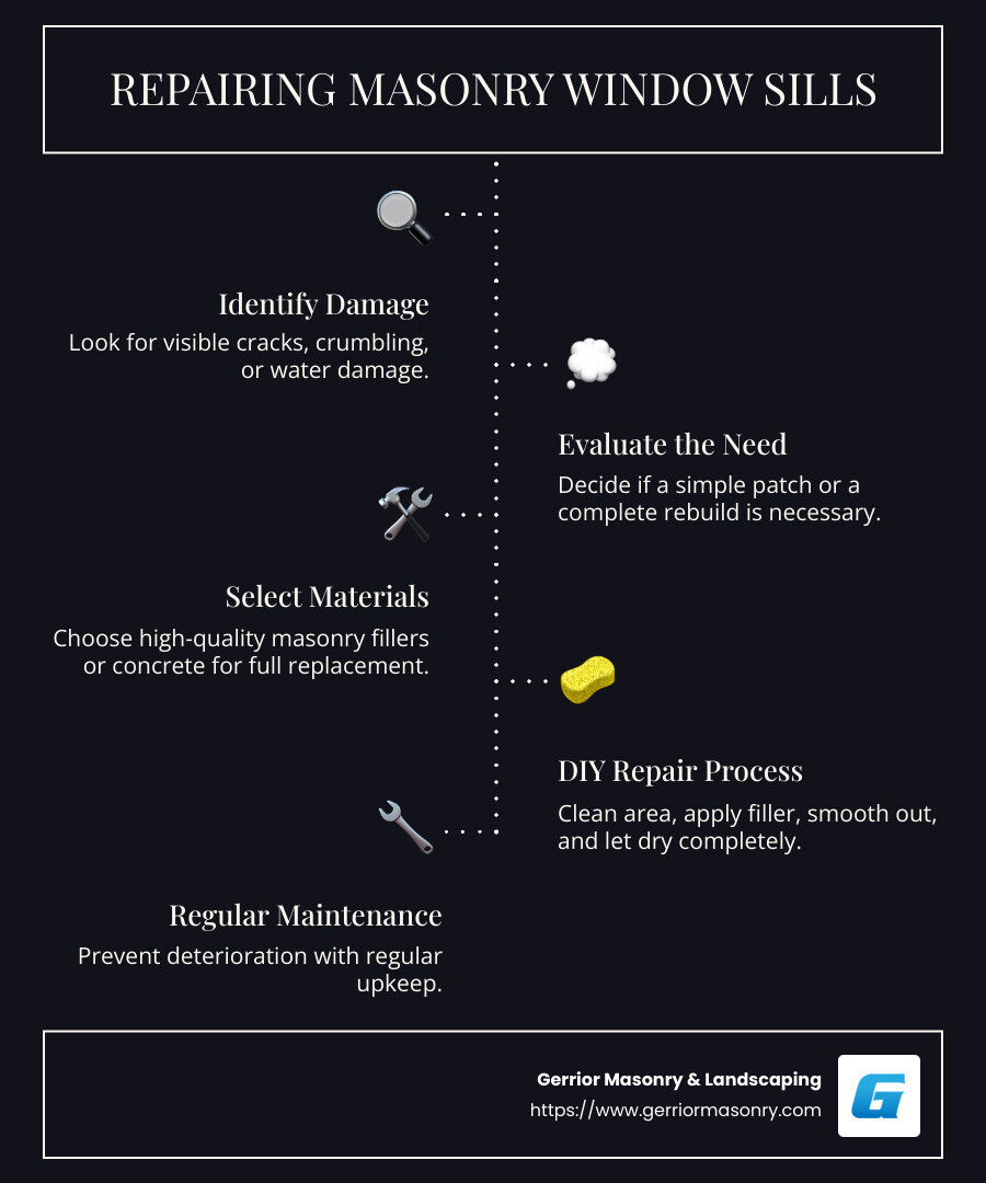 Repairing Masonry Window Sills: Top 3 Easy Hacks 2024