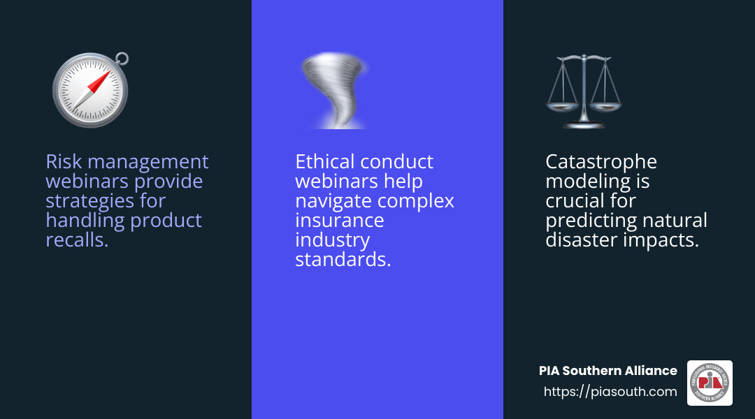 Insurance Continuing Education Webinars: Top 3 Essential