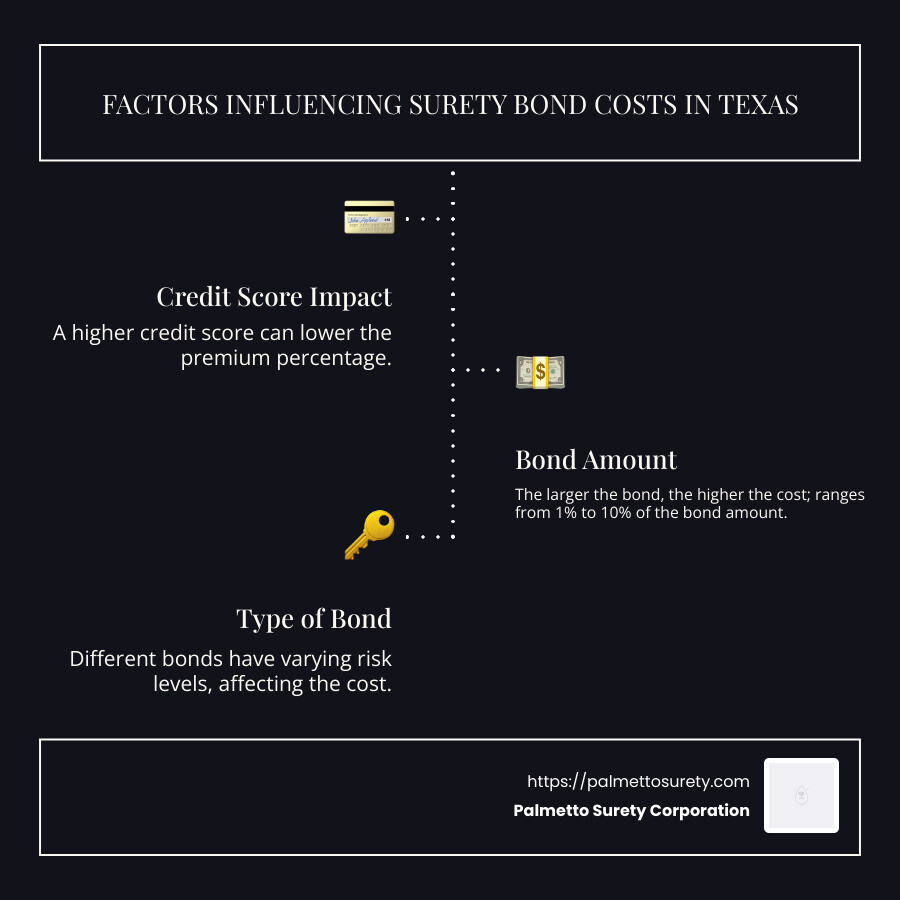 How Much Do Surety Bonds Cost in Texas: Top Rates 2024