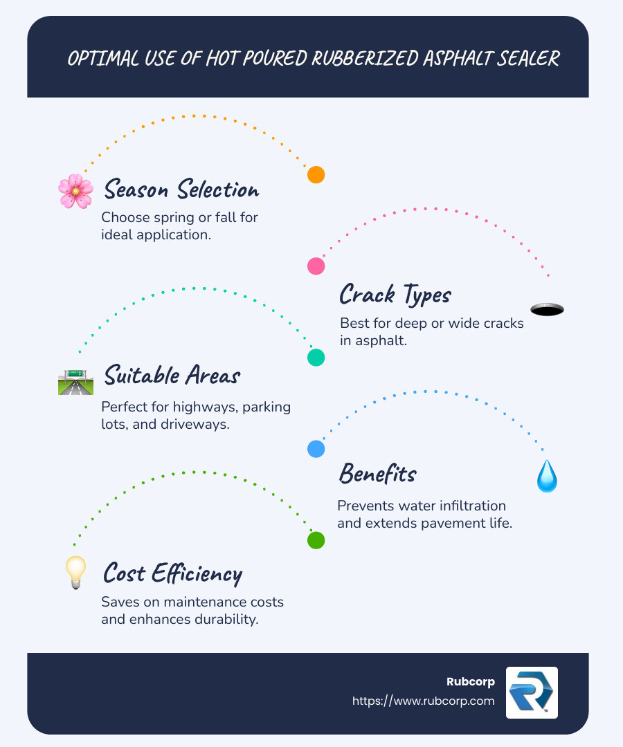 Hot Poured Rubberized Asphalt Sealer: A Complete Usage Guide - Rubcorp