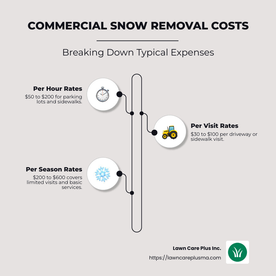 How Much Does Commercial Snow Removal Cost in 2024?