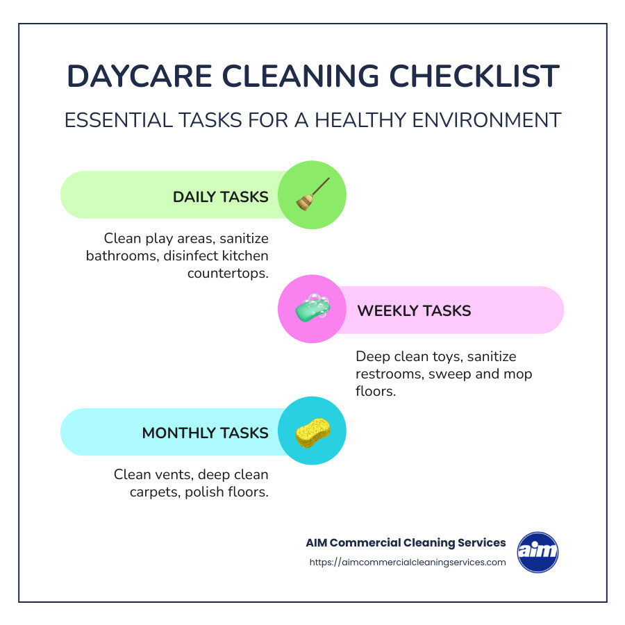 Daycare Cleaning Checklist: Top 5 Essential Tips 2024